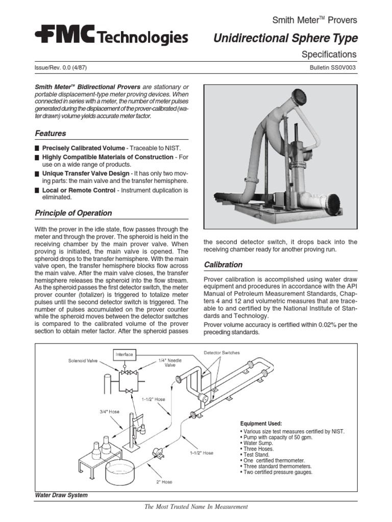 (SS0V003) Uni-Directional Sphere Type Prover | PDF | Calibration ...