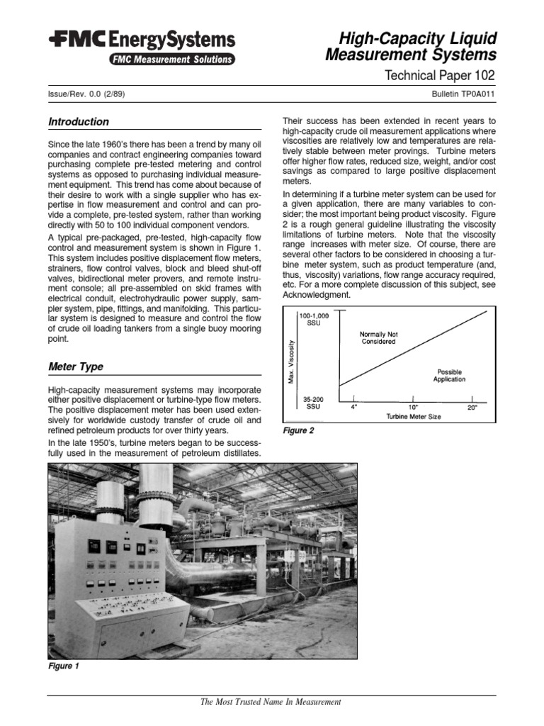 (TP0A011) High-Capacity Liquid Measurement Systems | PDF | Gas ...