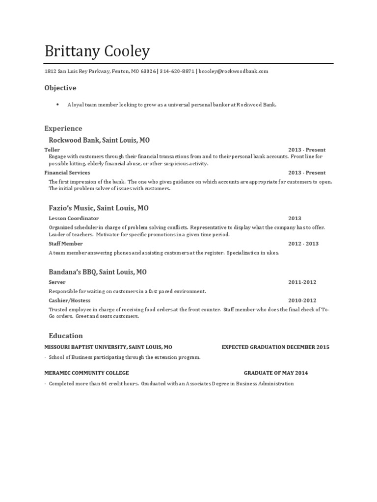 Revised Resume | PDF