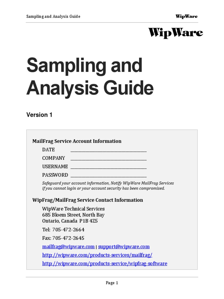 Sampling And Analysis Guide Pdf Aperture Camera Lens