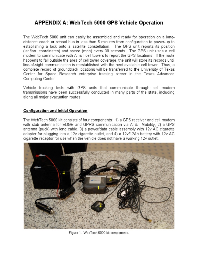 Web Tech Install Guide | PDF | Global Positioning System | Modem