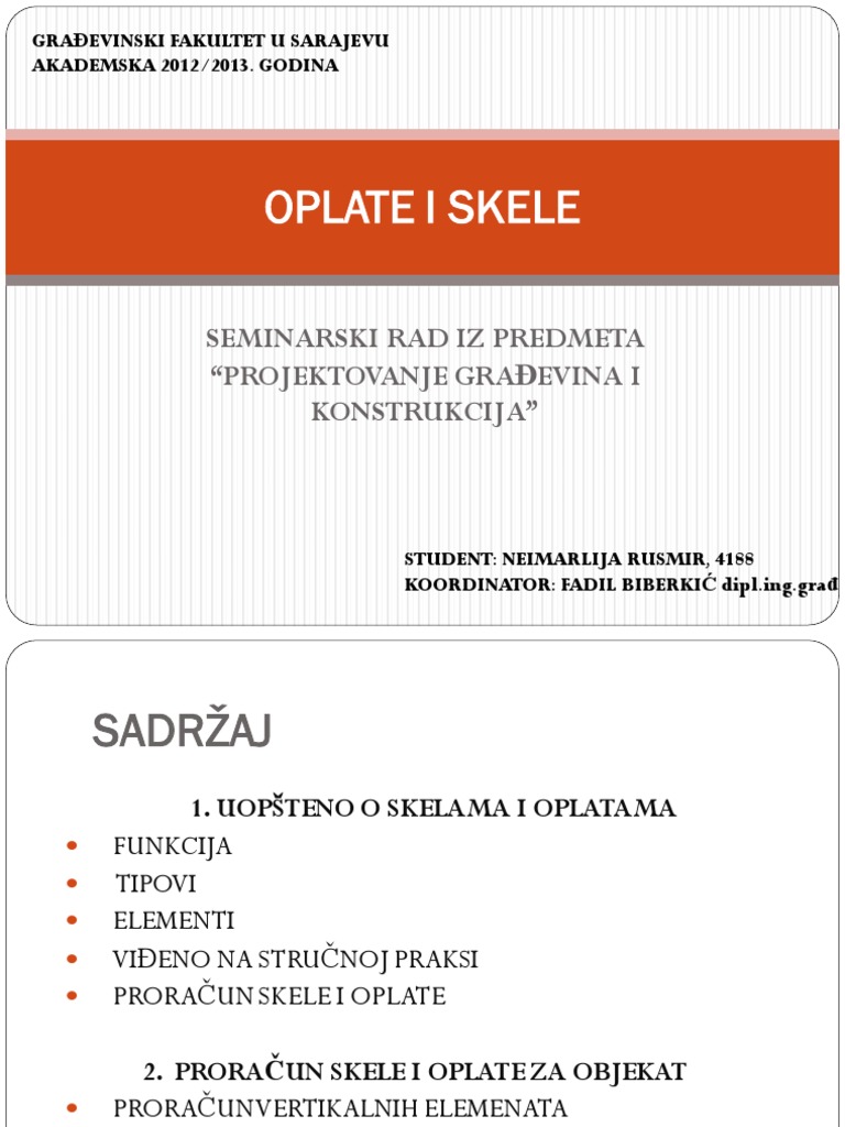 Oplate I Skele | PDF