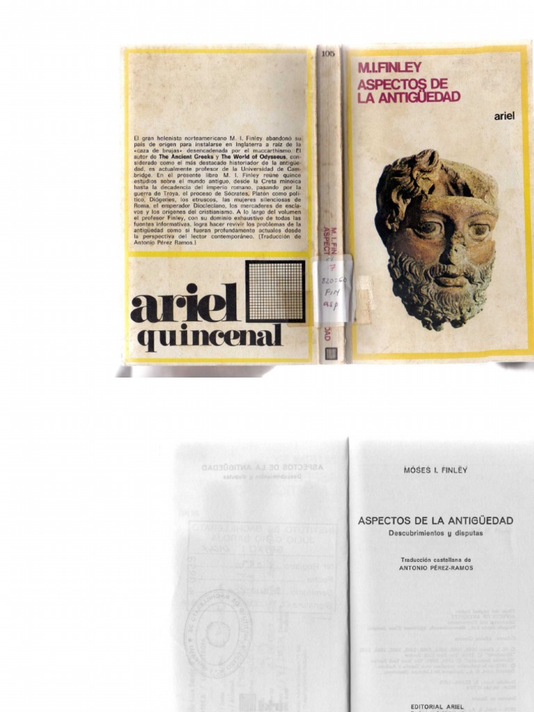 Finley, M.I. - Aspectos de La Antiguedad Ed. Ariel 1975 | PDF
