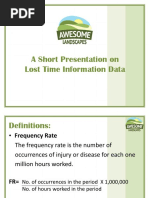 Calculation of LTIFR Safety | PDF
