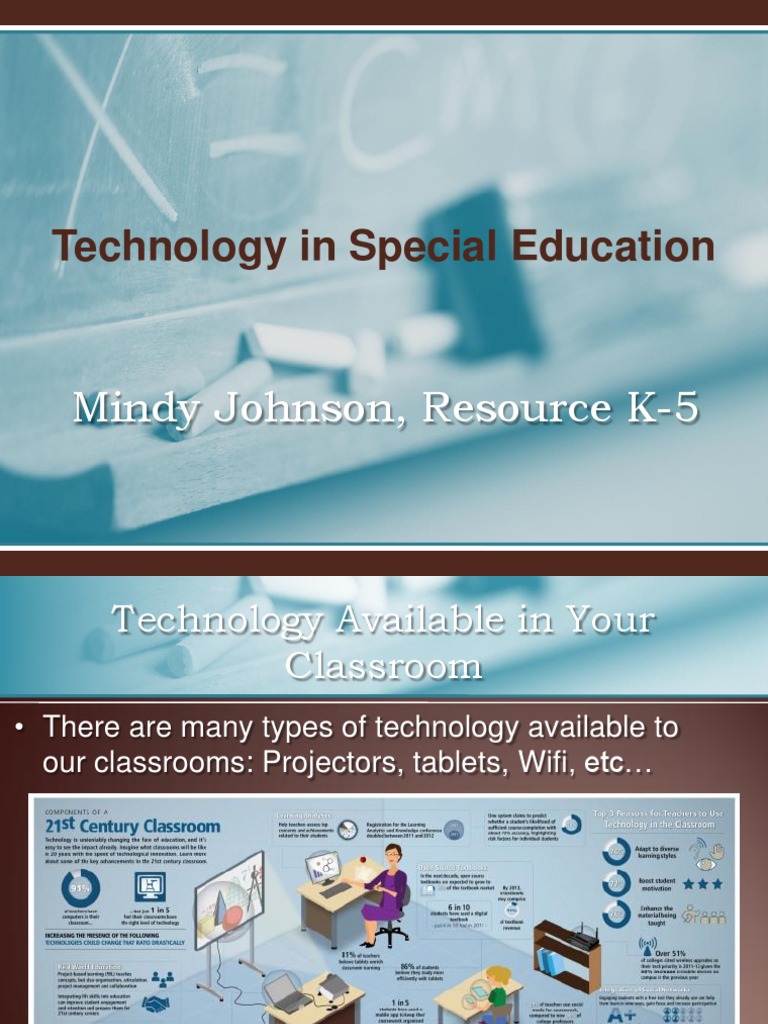 Technology in Special Education Tools | PDF | Special Education | Classroom