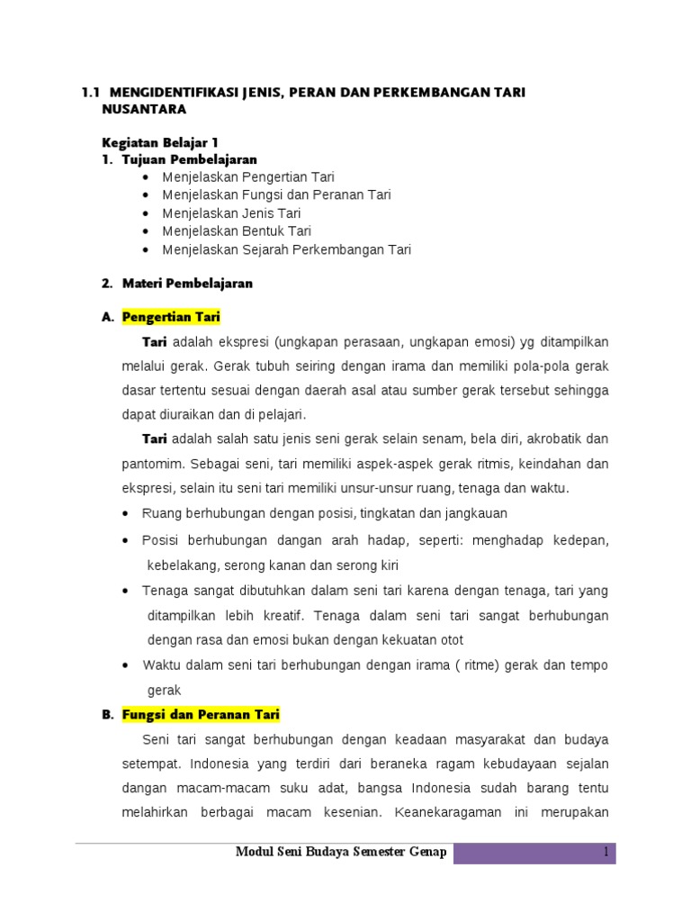 Modul Senbud | PDF