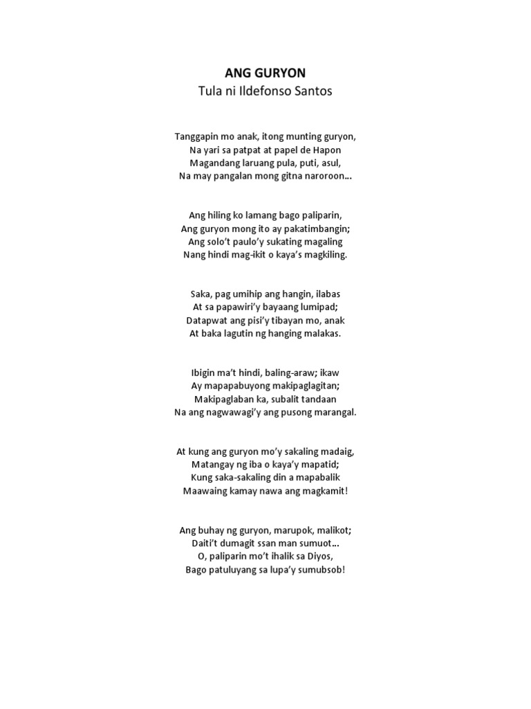 Ang Guryon | PDF