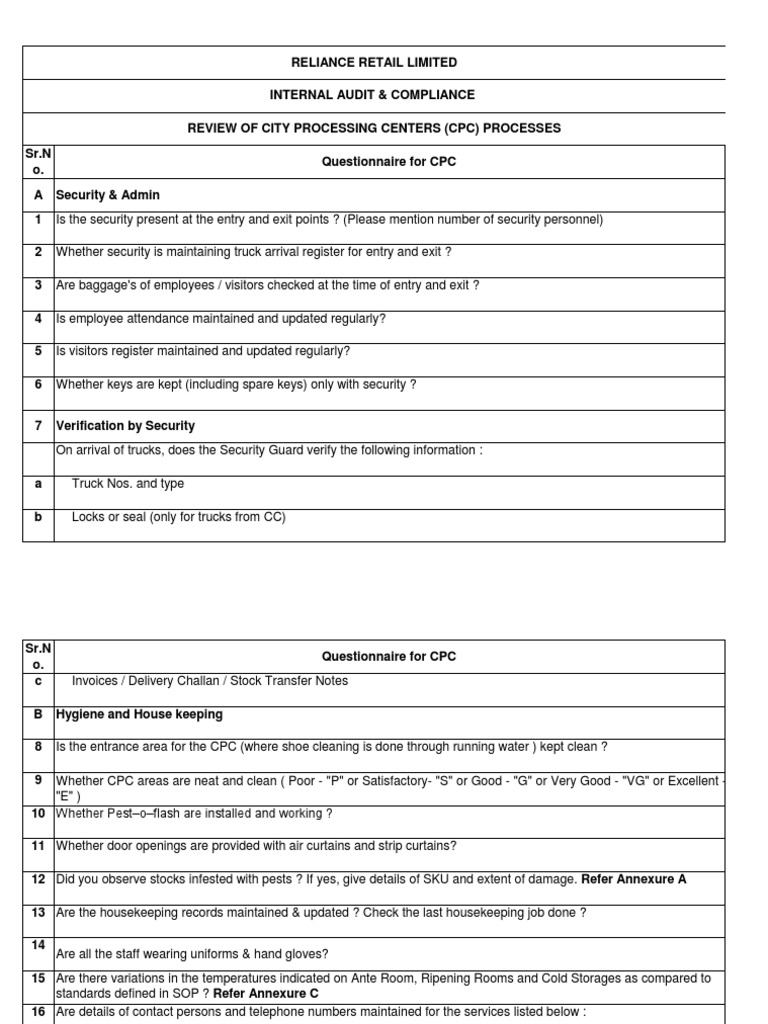 Checklist CPC | PDF | Cheque | Receipt