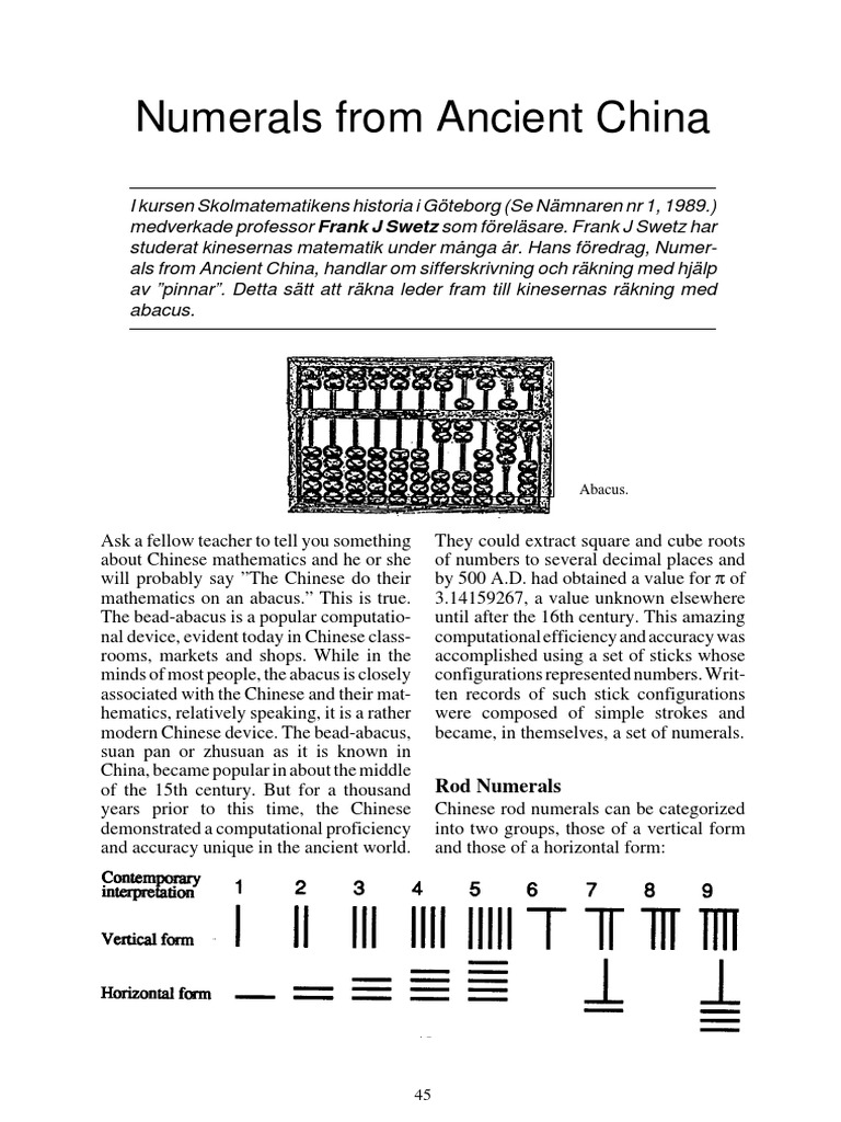 Chinese Numeral System | PDF | Decimal | Encodings