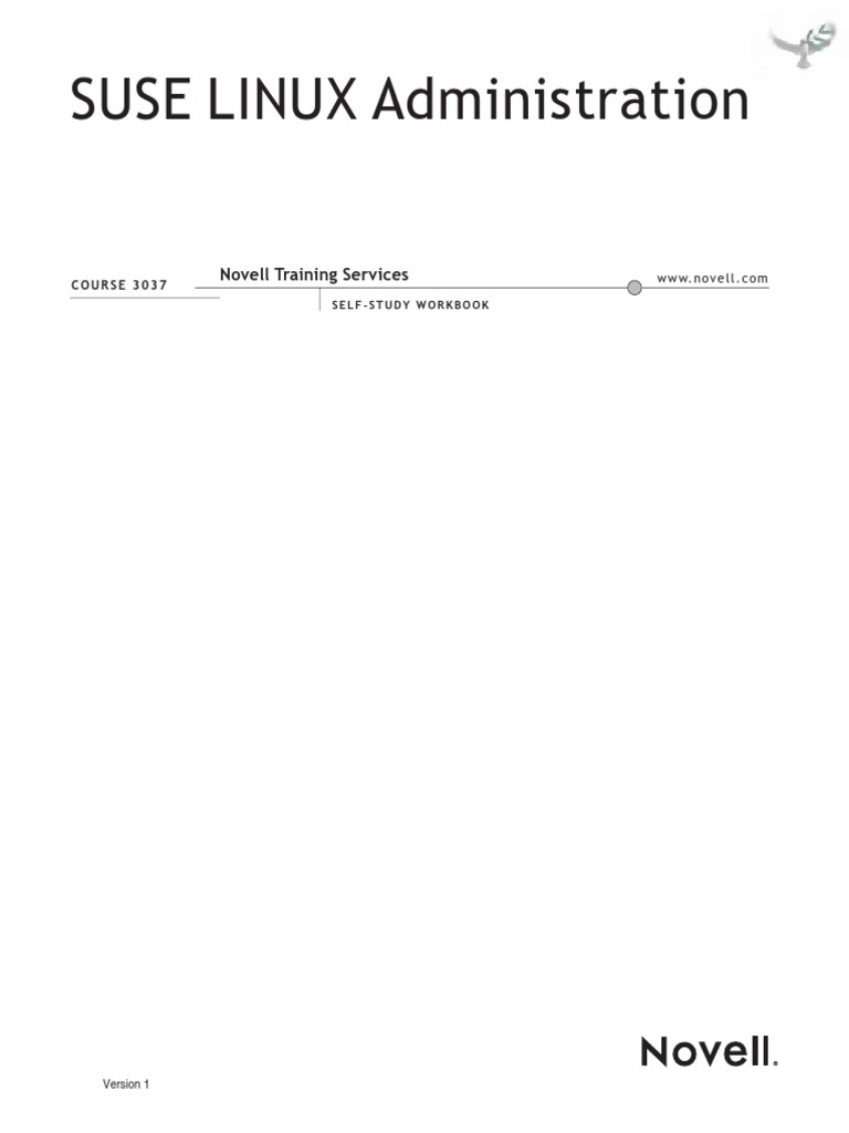 Course 3037 - Suse Linux Administration - Self-Study Workbook | PDF | V Mware | Graphical User ...