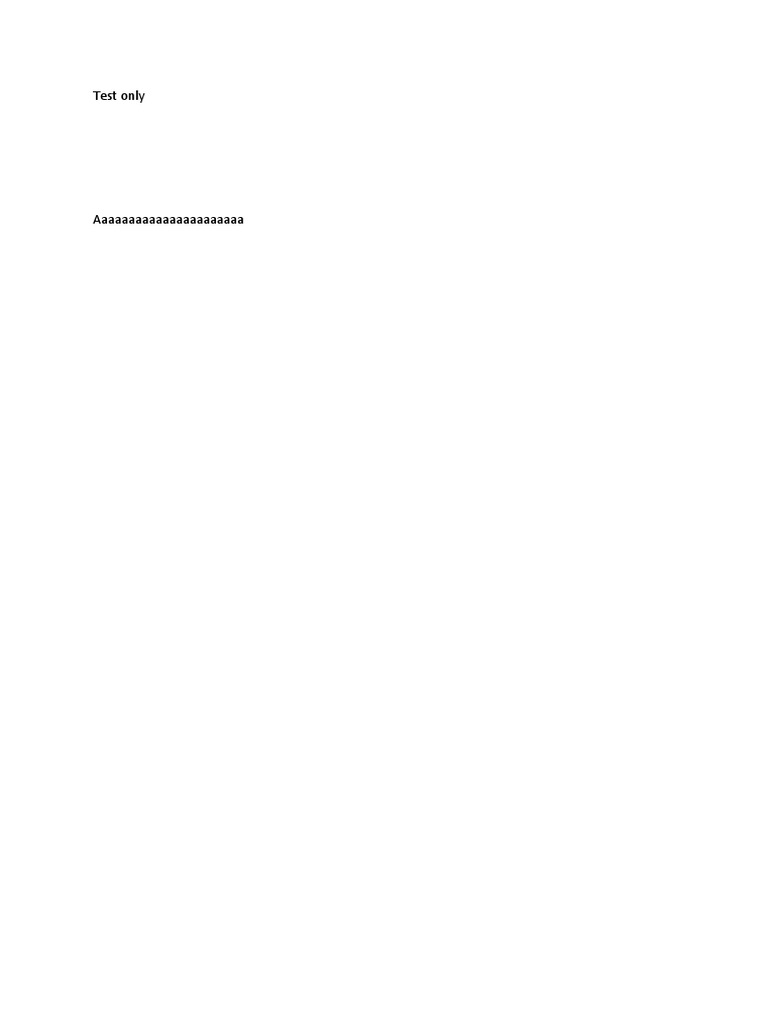 Test Document Analysis | PDF