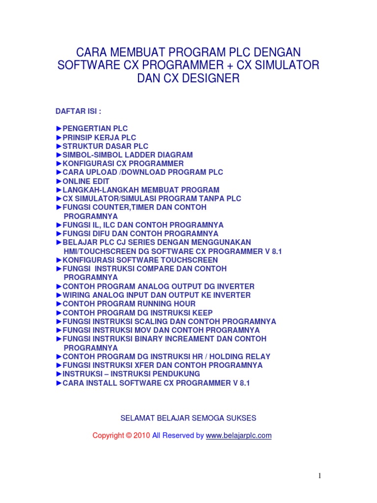 Ebook PLC Cp1e PDF | PDF | Pengelolaan Keuangan & Uang | Teknologi ...