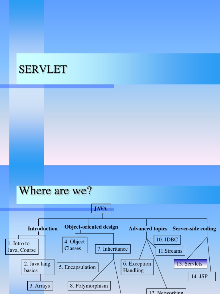 Servlet | PDF | Java Servlet | Web Server