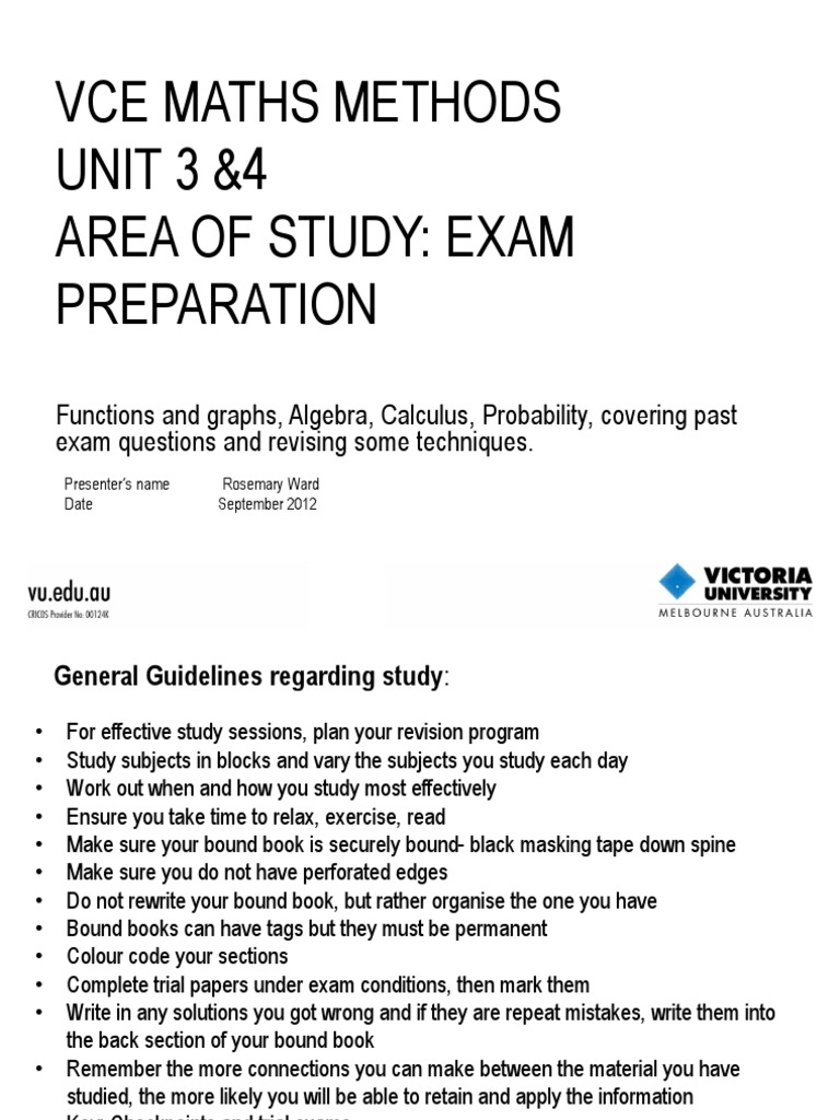 Preparing for Success: A Comprehensive Guide to Exam Preparation in VCE ...