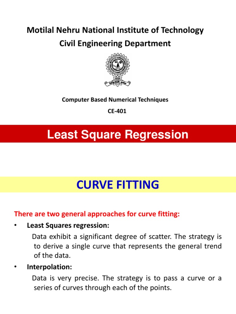 Ch17 Curve Fitting | PDF | Errors And Residuals | Regression Analysis