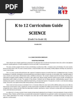 Science K-10 Curriculum Guide | PDF | Learning | Curriculum