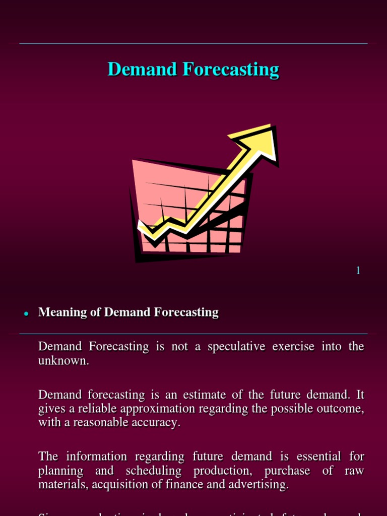Demand Forecasting... | PDF | Forecasting | Demand