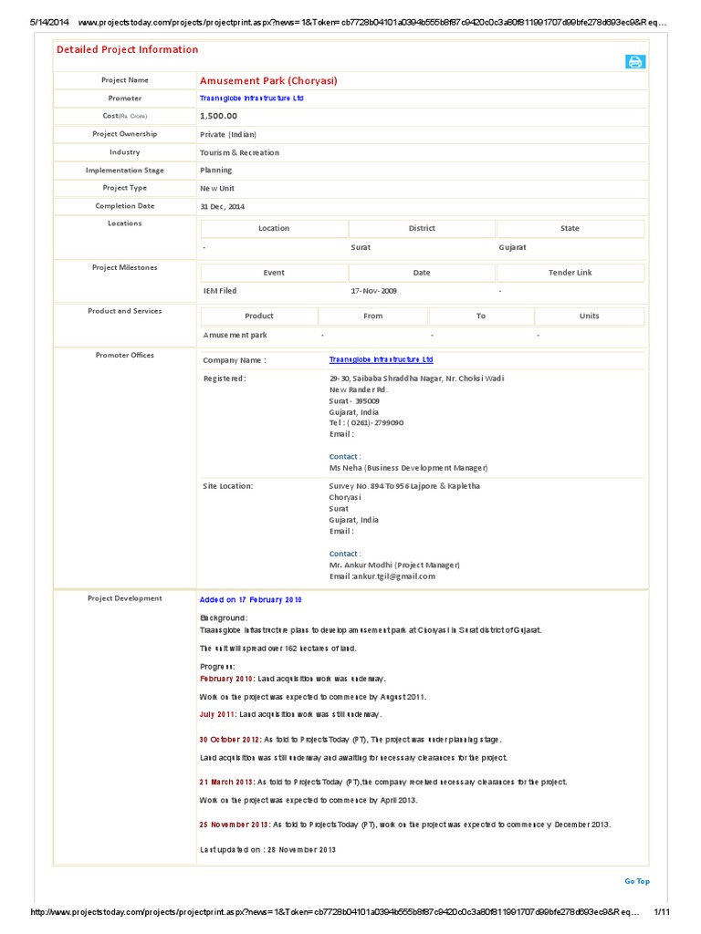 Surat Projects | PDF | Gujarat | Diamond