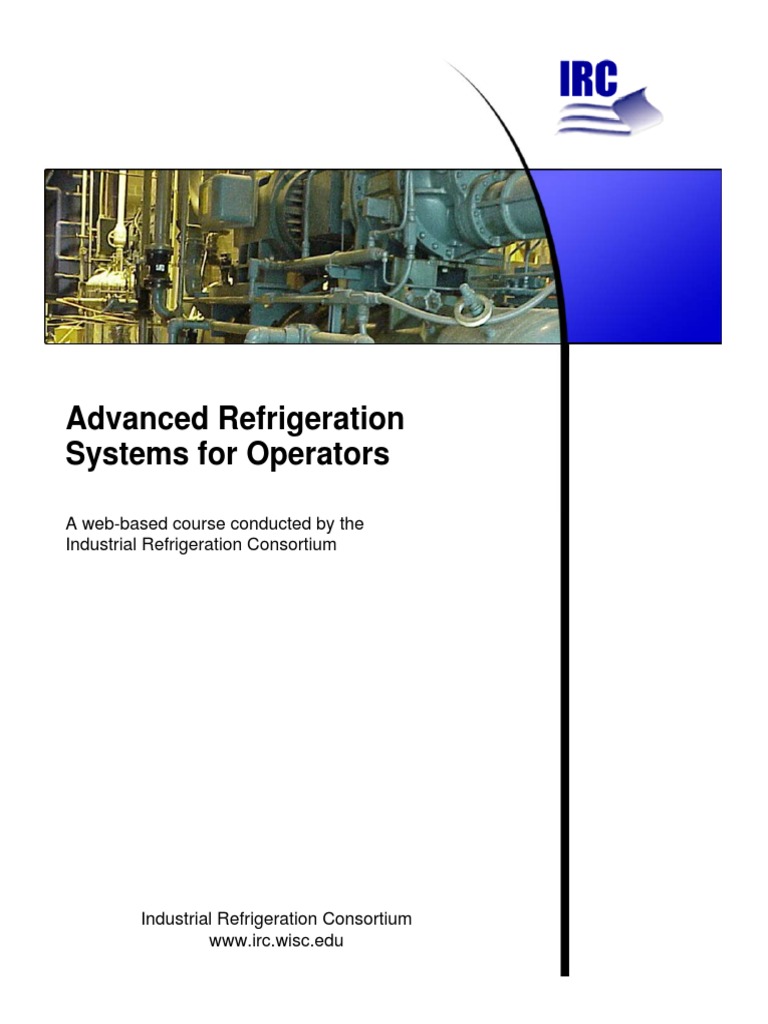 Advanced Refrigeration Systems For Operators PDF | PDF | Gas Compressor ...