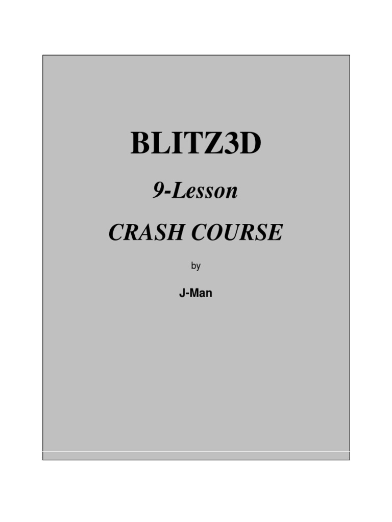Blitz3D Crash Course PDF | PDF | Shape | Computing And Information ...