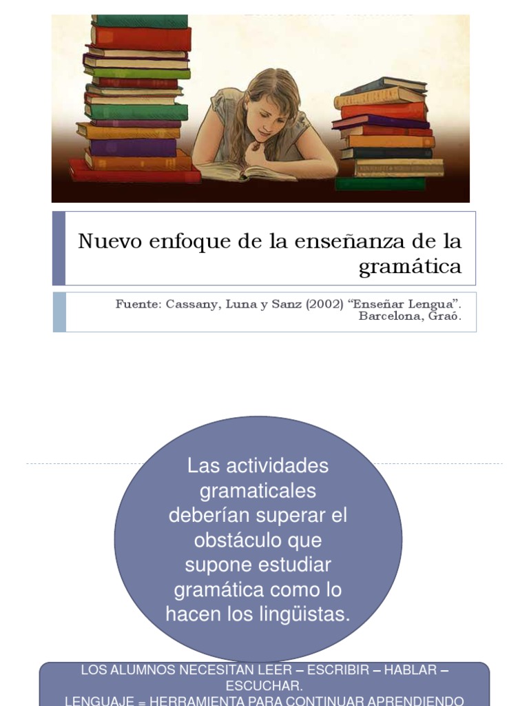 Nuevo Enfoque de La Enseñanza de La Gramática | PDF | Gramática ...