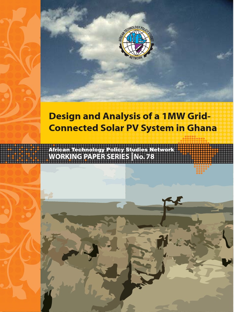 Design and Analysis of A 1 MW Grid-Connected SOlar PV System | PDF