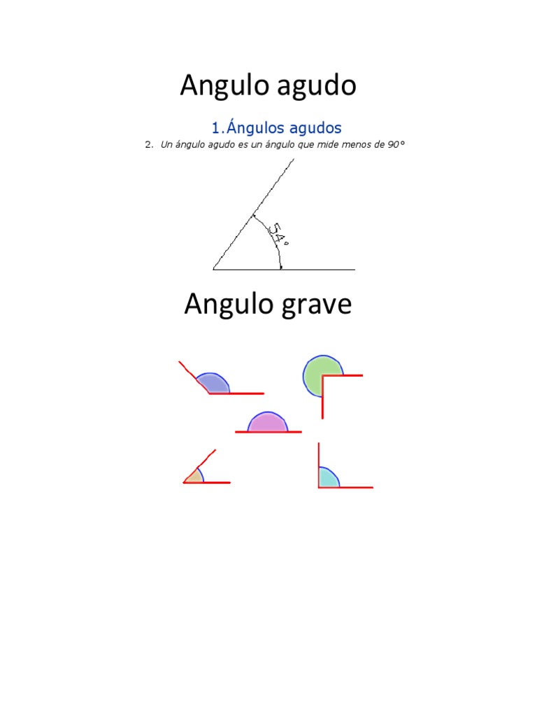 Angulo Agudo