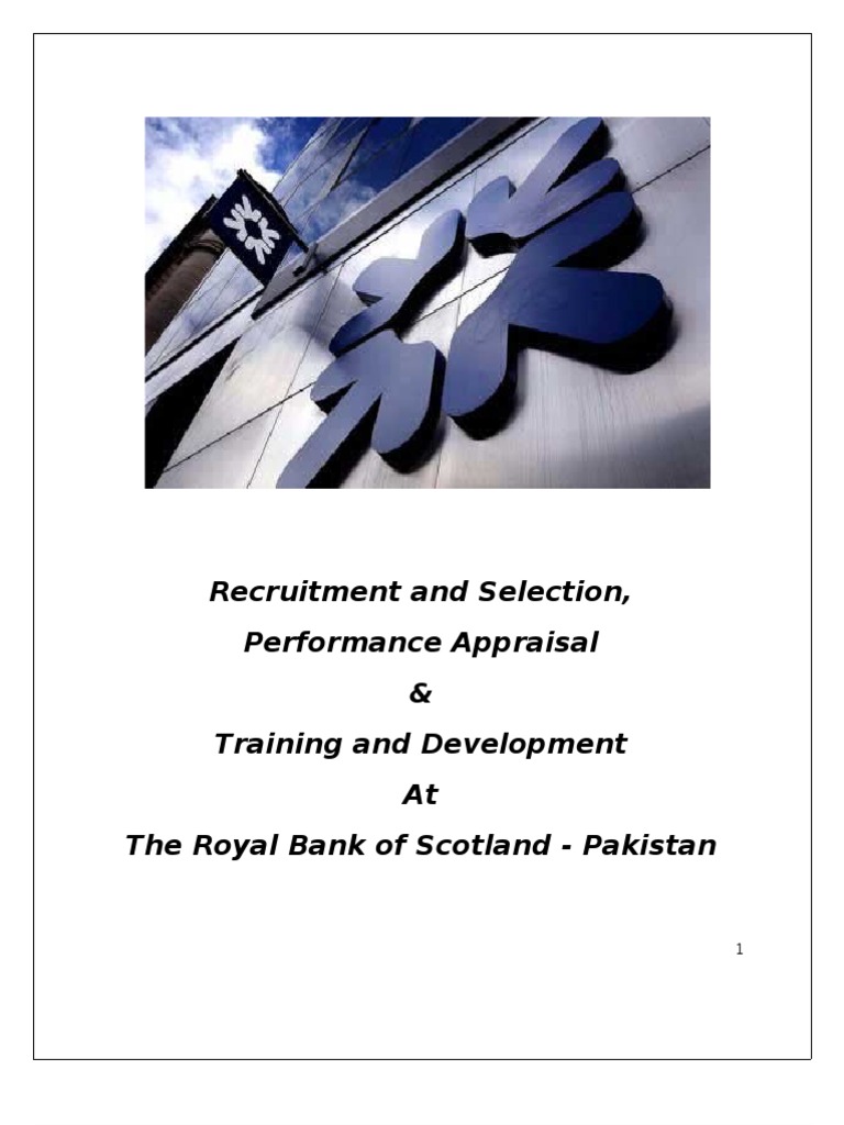 RBS HRM Report | PDF | Human Resources | Recruitment