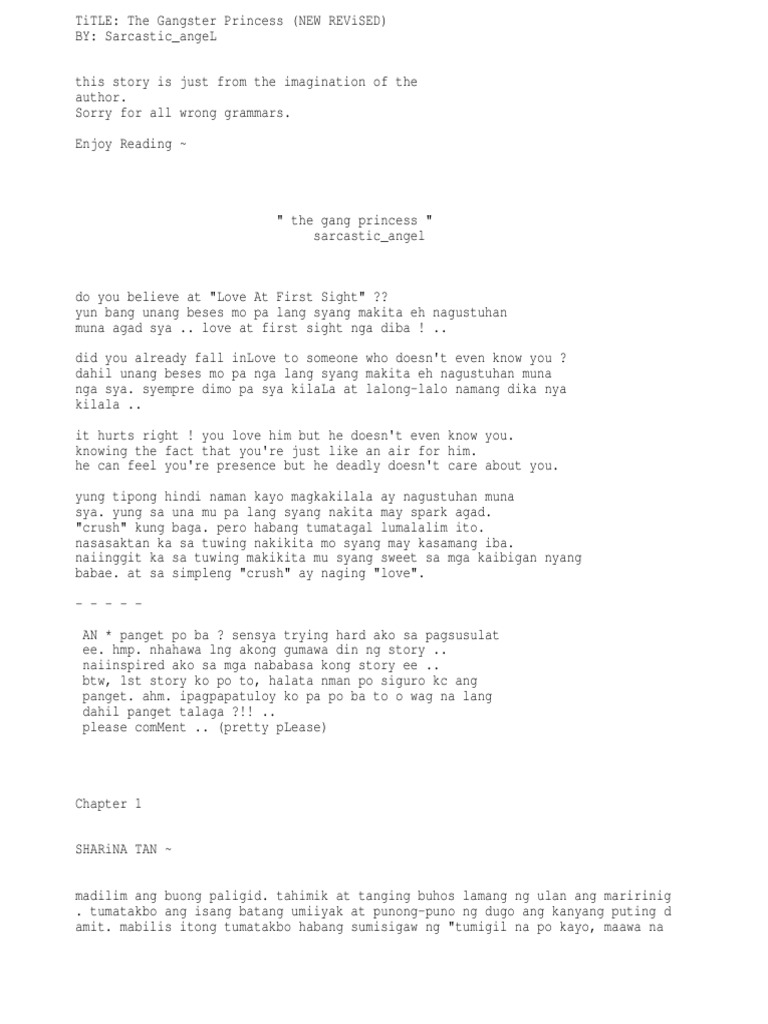 The Gangster Princess (NEW REViSED) | PDF