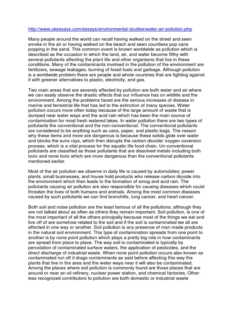 Water Pollution | PDF | Water Pollution | Pollution