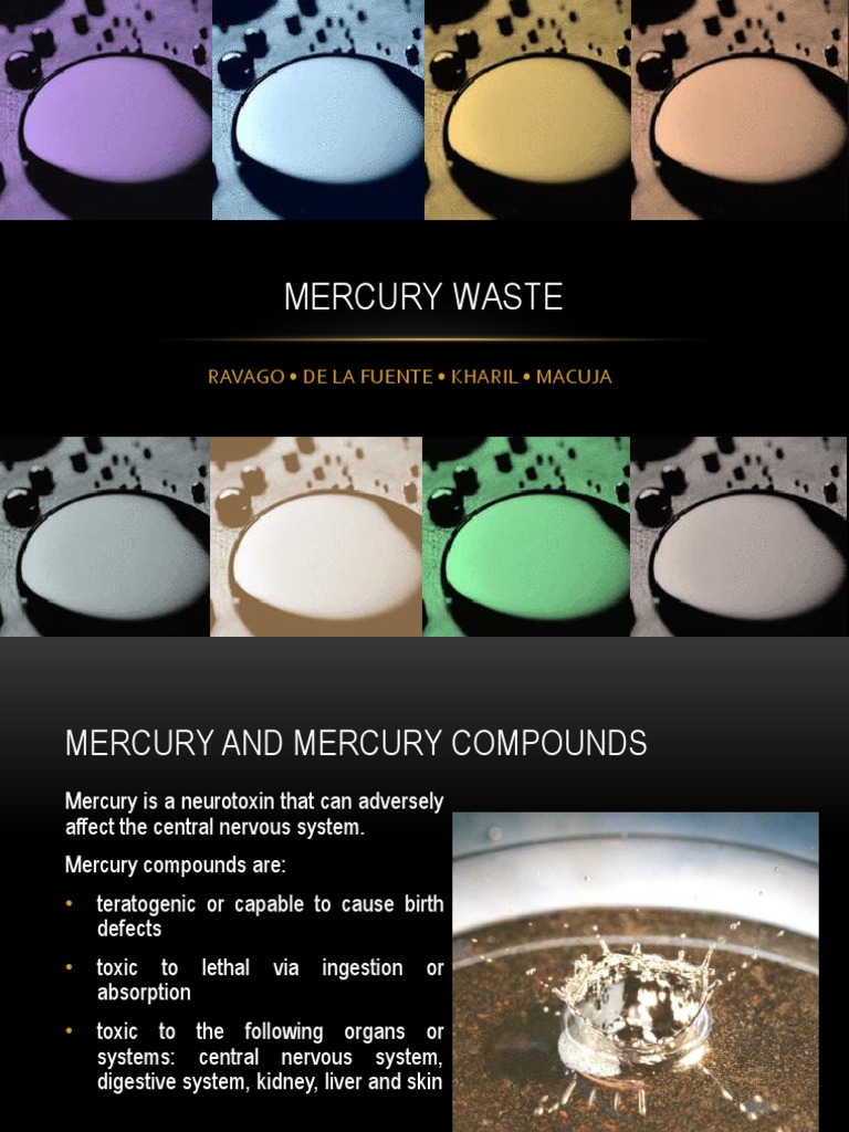 Mercury Waste | PDF | Mercury (Element) | Membrane