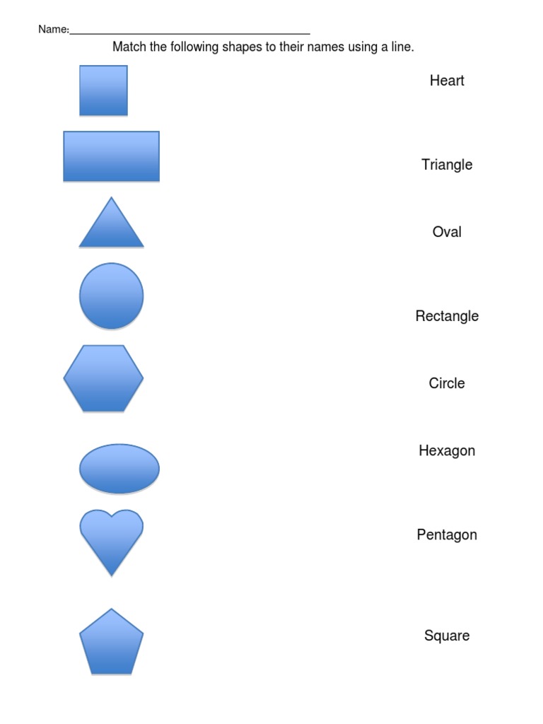 Shape Matching for Kids | PDF | Career & Growth | Sports & Recreation