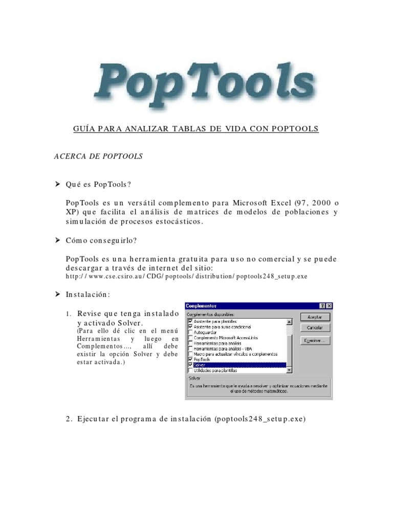 Pop Tools | PDF | Informática