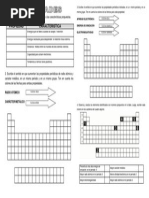 Sopa de Letras de Tabla Periódica de Los Elementos Químicos | PDF ...