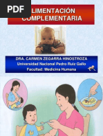 Alimentacion Complementaria | PDF | La leche materna | Alimentos