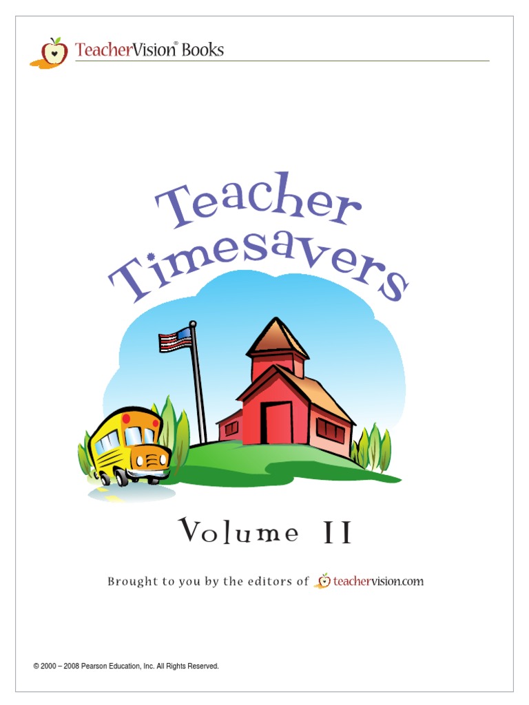 Teacher Timesavers, Volume 2 | PDF | Homework | Sharing