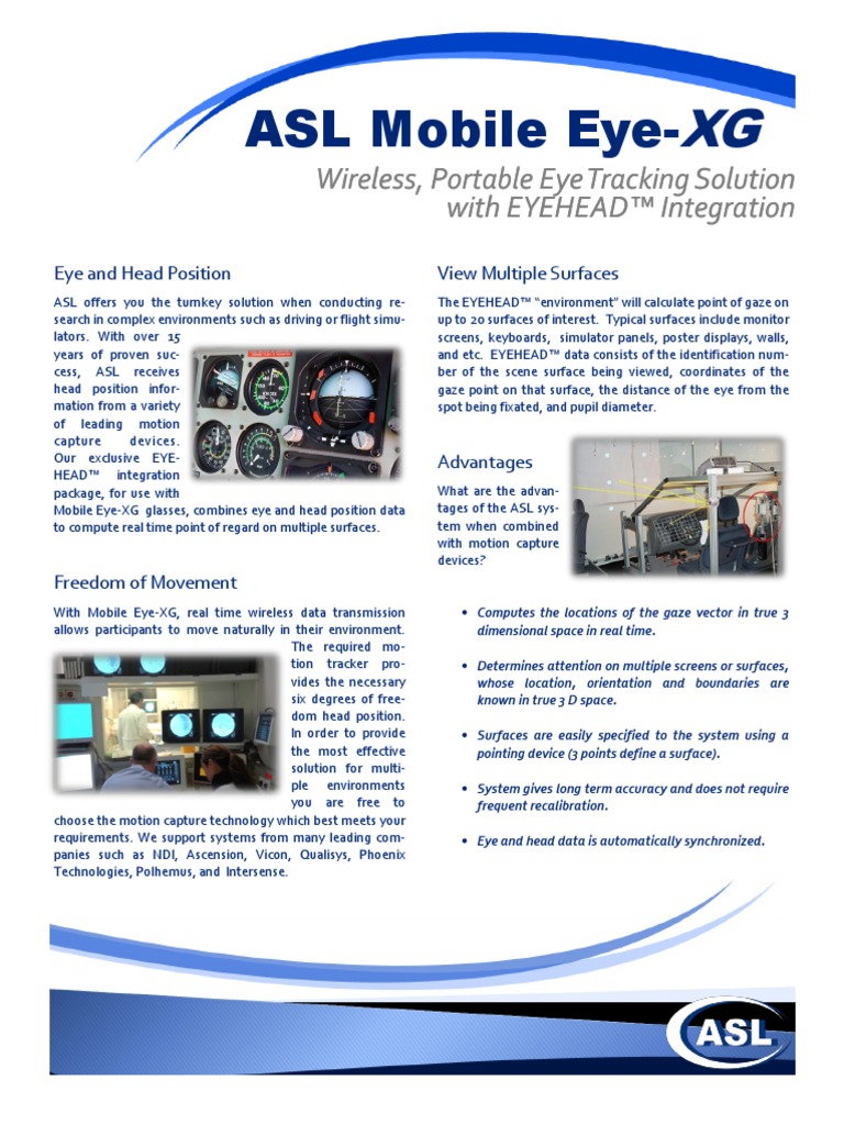 Mobile Eye-XG With EYEHEAD | Download Free PDF | Digital Technology ...