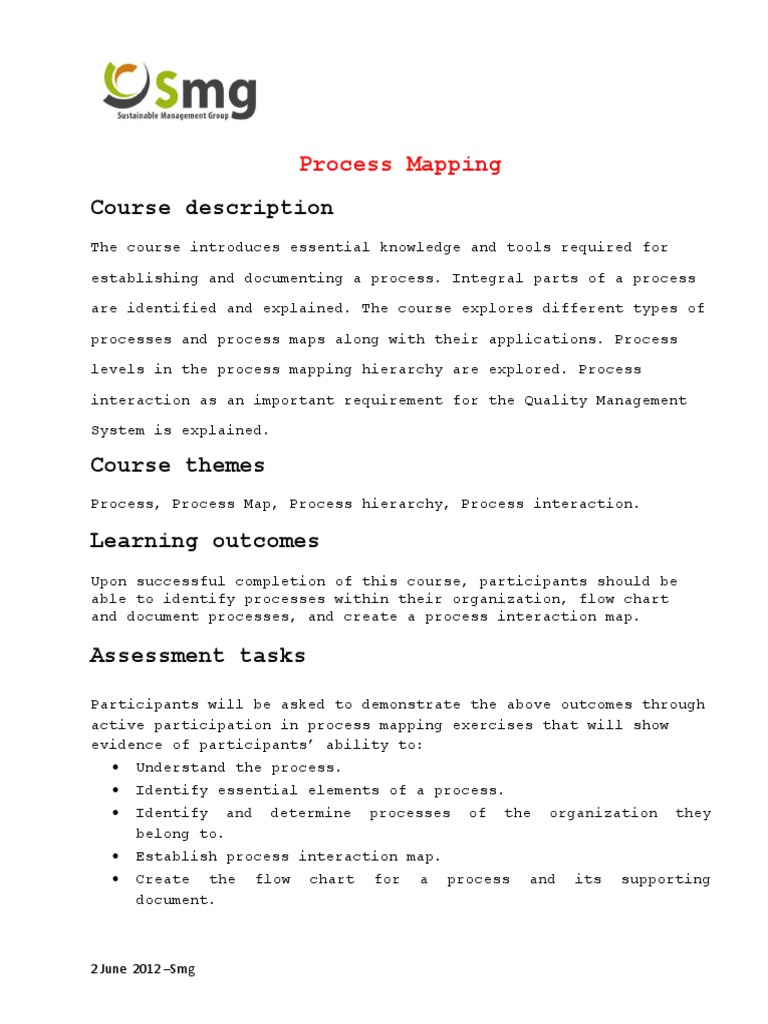 Process Mapping for Professionals | PDF