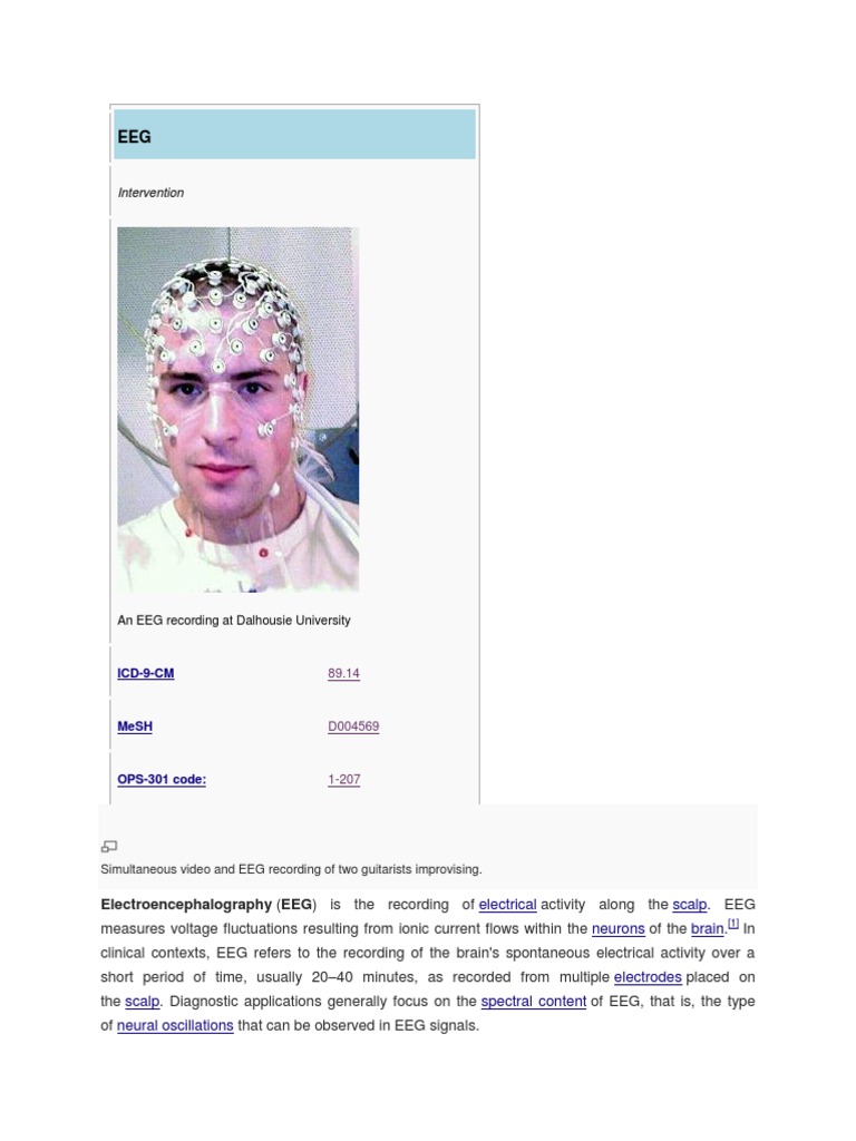 Eeg Wiki | PDF | Magnetoencephalography | Electroencephalography