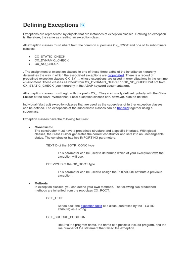 Defining Exceptions Pdf Class Computer Programming Constructor Object Oriented Programming 5258