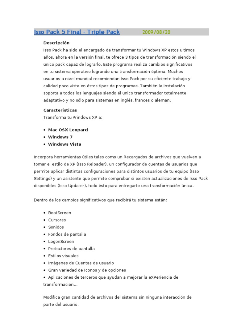 Isso Pack 5 Final | PDF