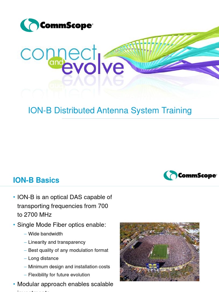 CommScope ION - B DAS Training Webinar | PDF | Optical Fiber | Decibel