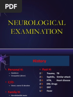 Case Taking Proforma - Central Nervous System | PDF | Anatomical Terms ...