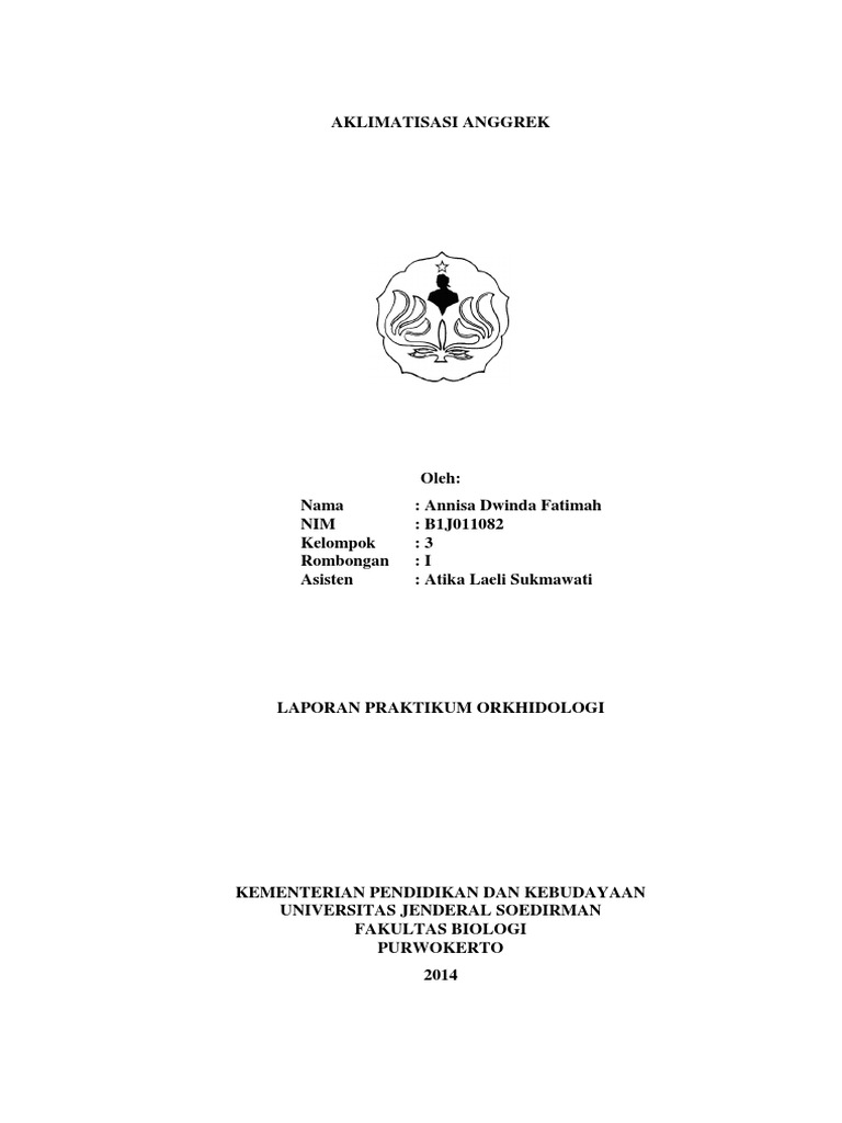 Aklimatisasi Anggrek | PDF