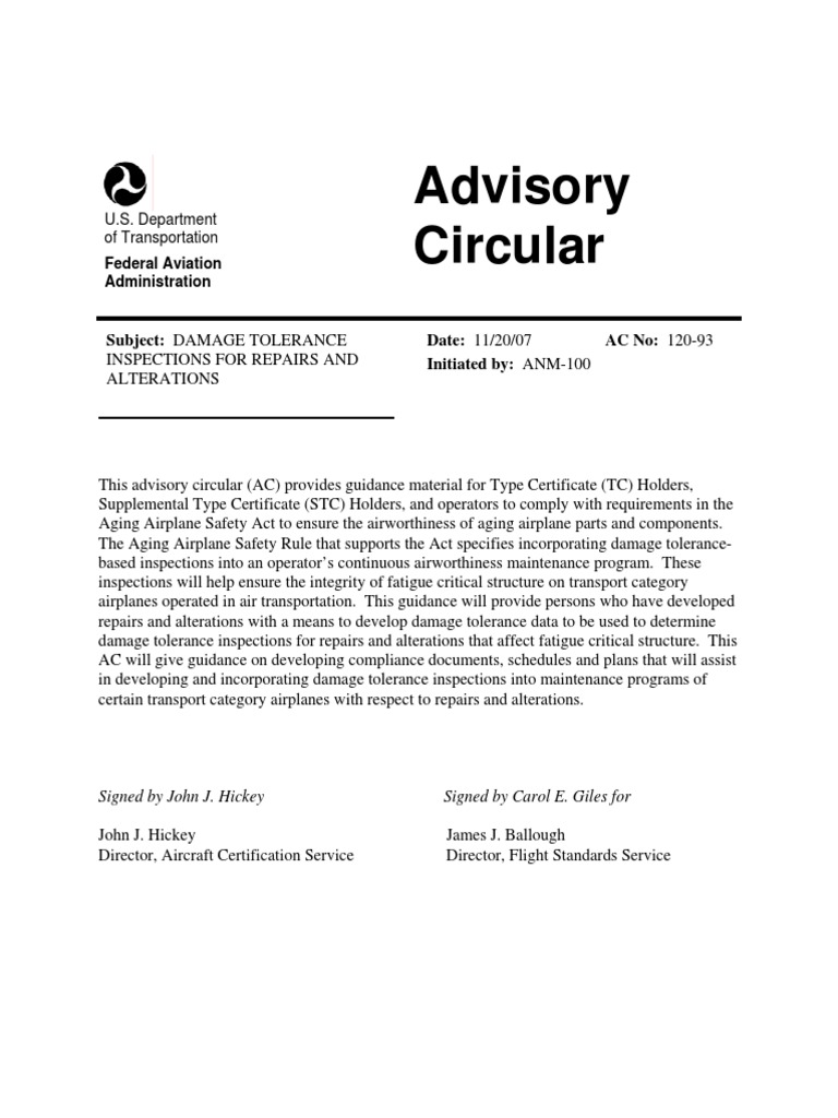 Ac120 93 | PDF | Aviation | Aeronautics