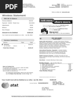 T Mobile Bill | PDF | Business