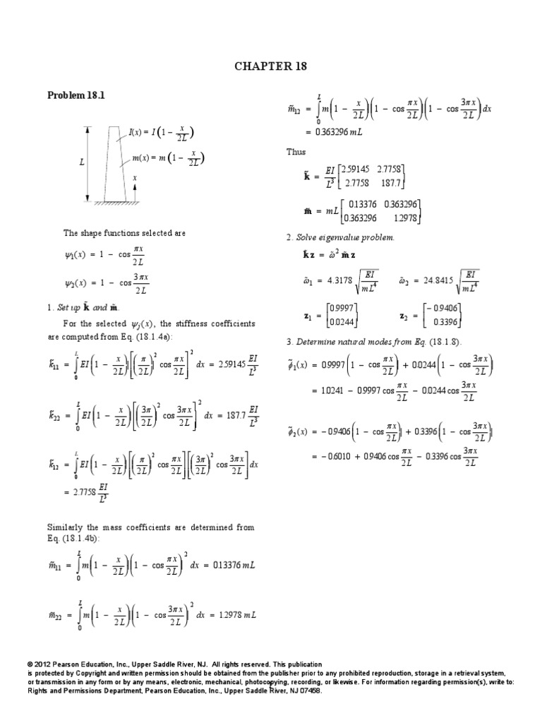 Structural Dynamics | PDF | Normal Mode | Matrix (Mathematics)