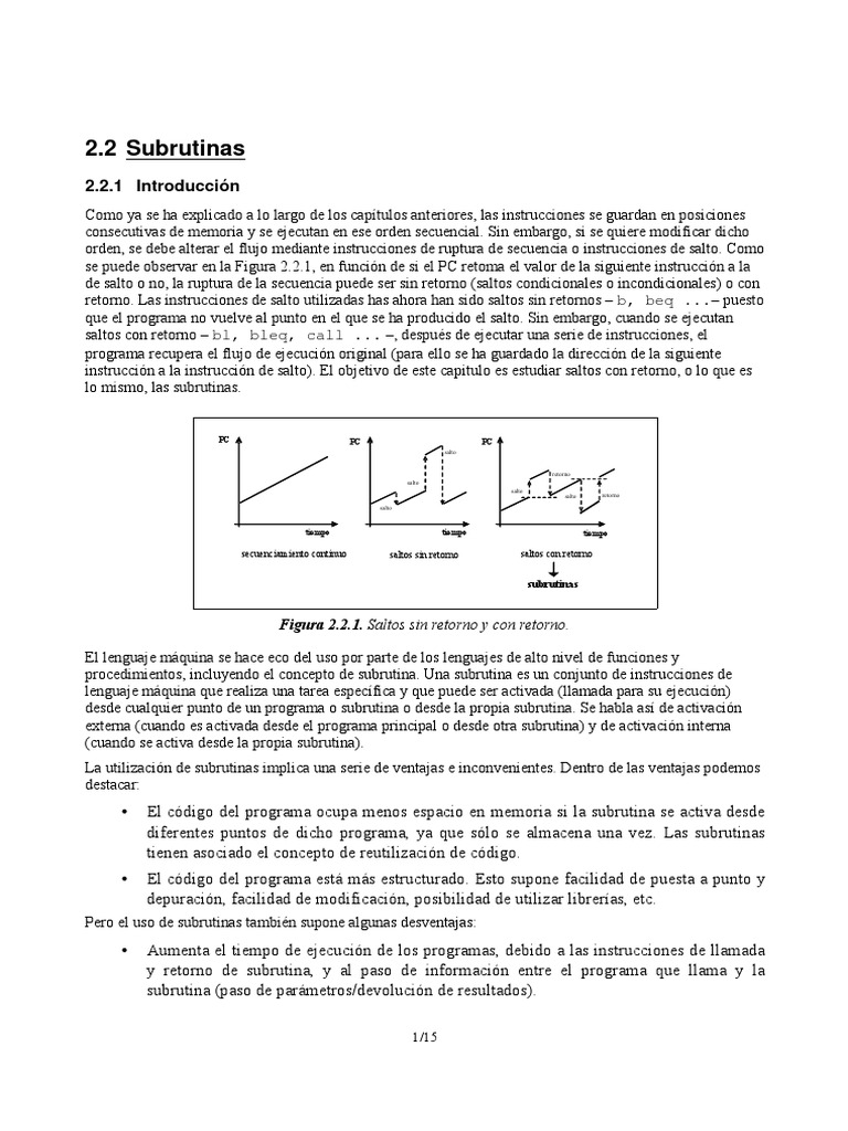 Introducción a Subrutinas en Programación | PDF | Puntero (Programación ...