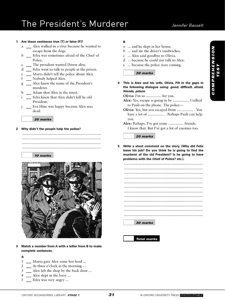 Title The President's Murderer: Author Jennifer Bassett | PDF | Mystery ...