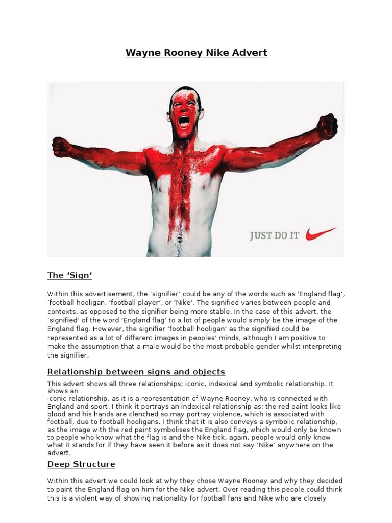 Wayne Rooney Nike Advert | PDF | Advertising